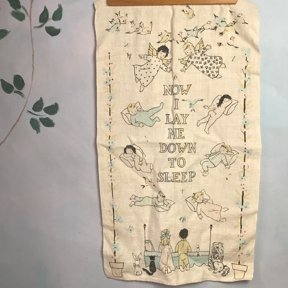 Vintage | Art | Vintage Linen Wall Hanging | Poshmark